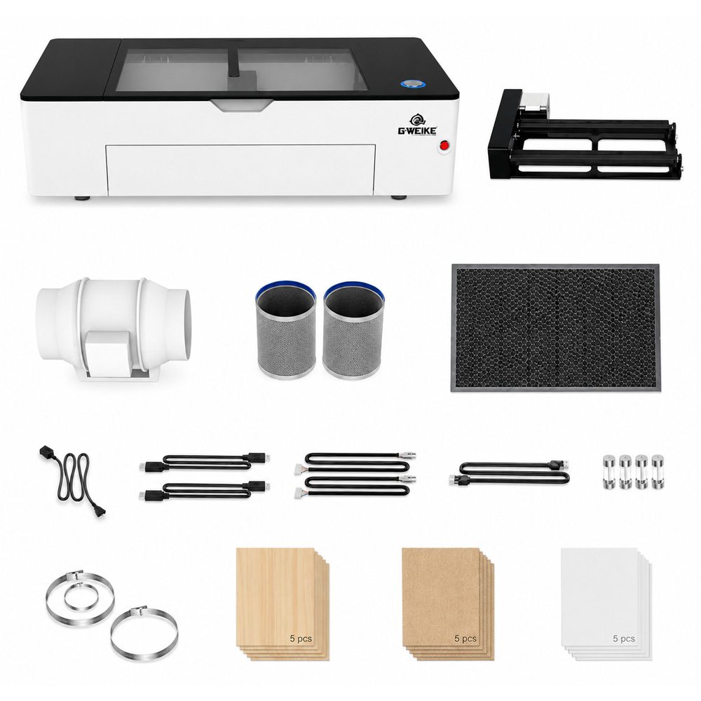 Corte y Grabado Láser: gweike cloud 50W CO2 Laser Cutter & Engraver ...